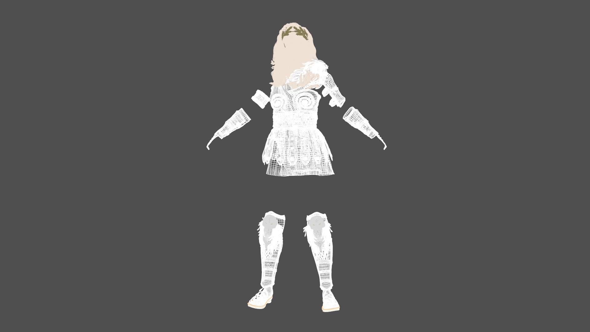 Athena Goddess Rigged Low-poly 3D Model 3D Model - TurboSquid 2387848