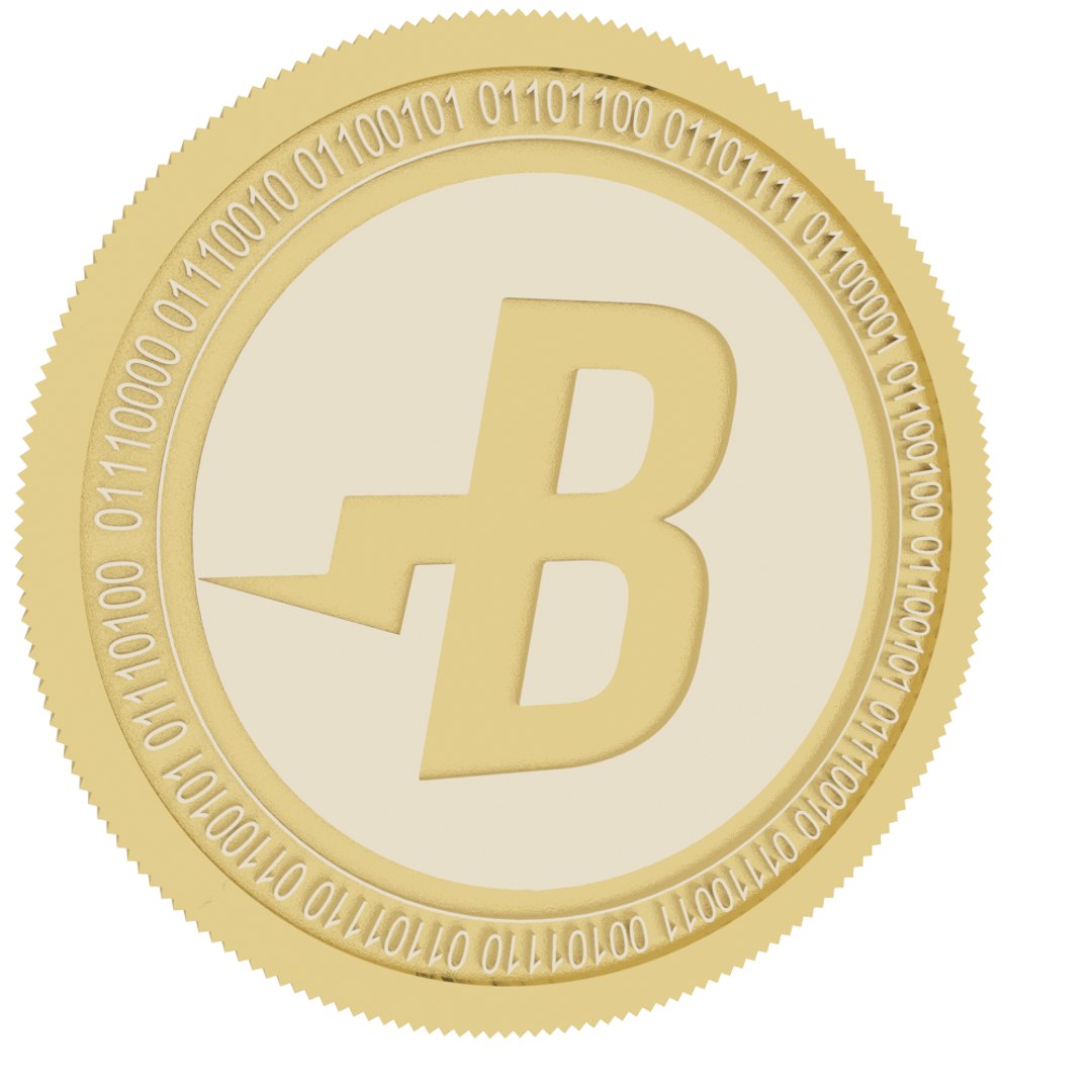 Burst gold coin 3D model - TurboSquid 1494648