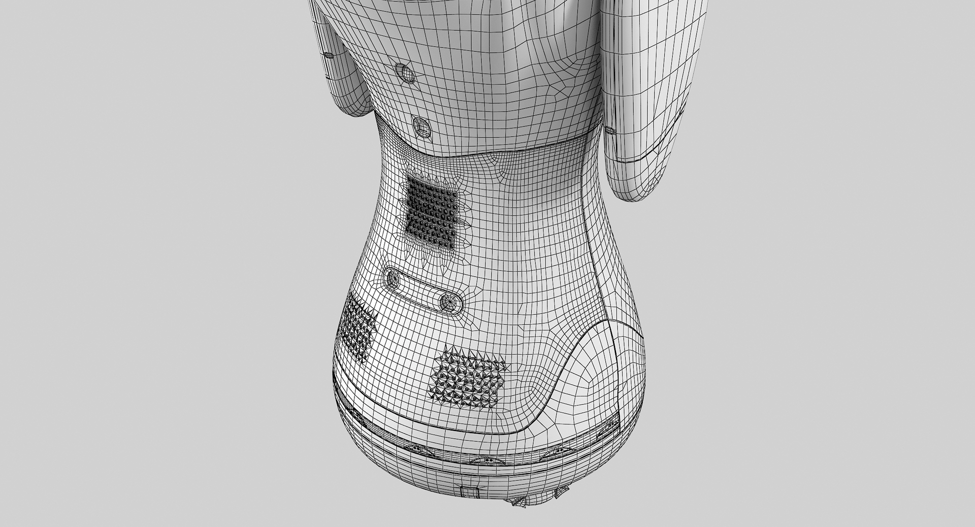 Sanbot elf robot 3D model - TurboSquid 1364986