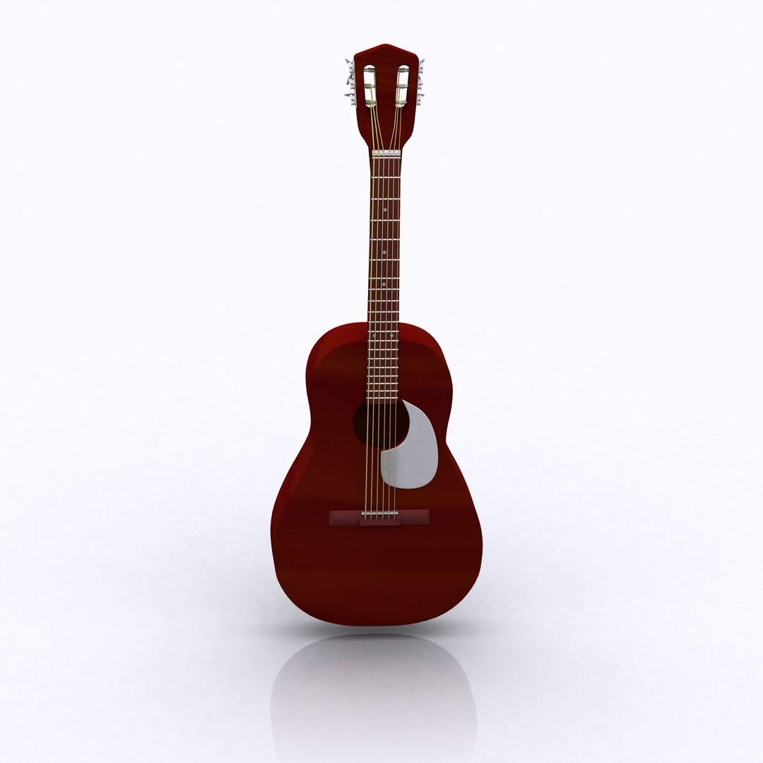 Classic Guitar Model - TurboSquid 1746369