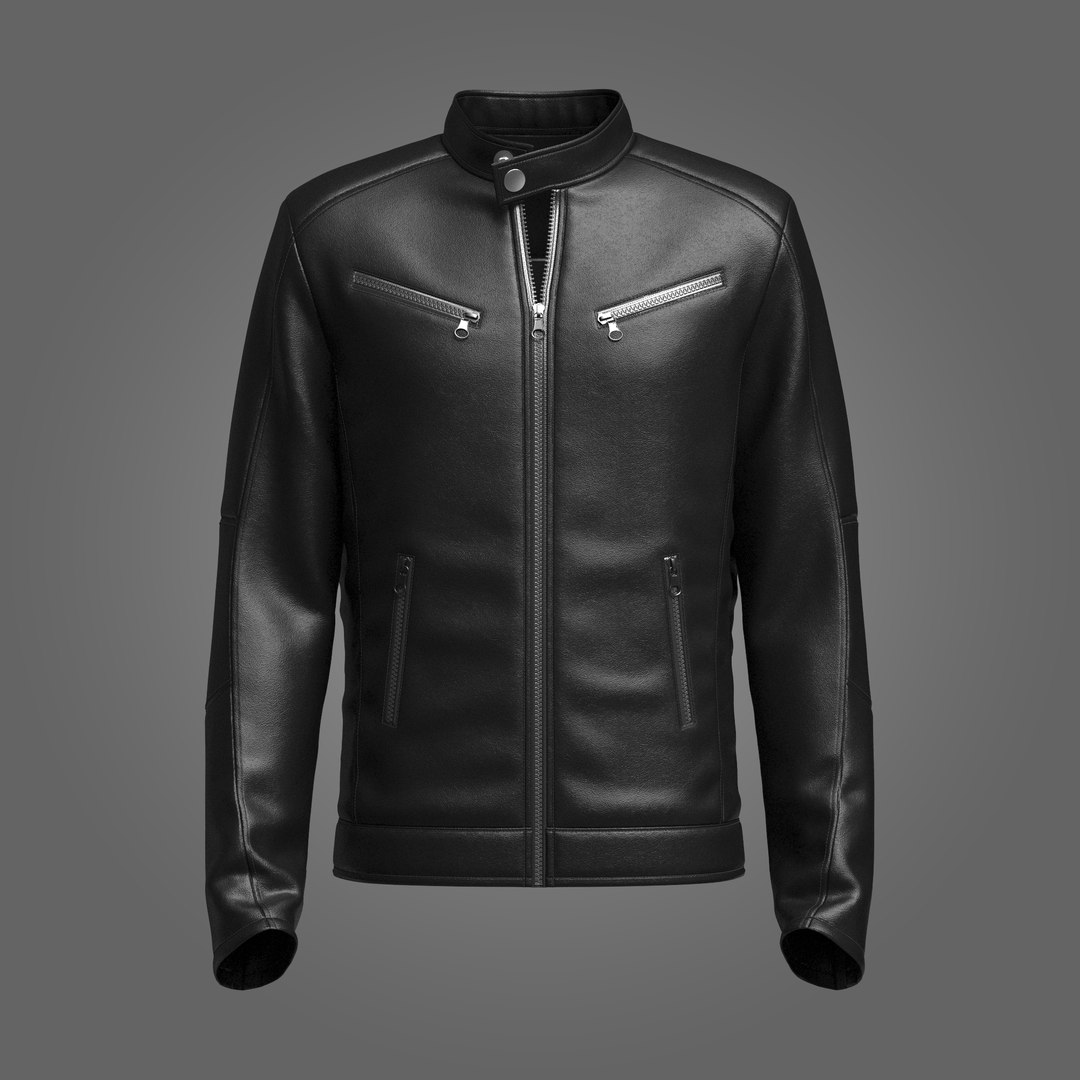 Male Biker Jacker 3D Model Model - TurboSquid 2287561