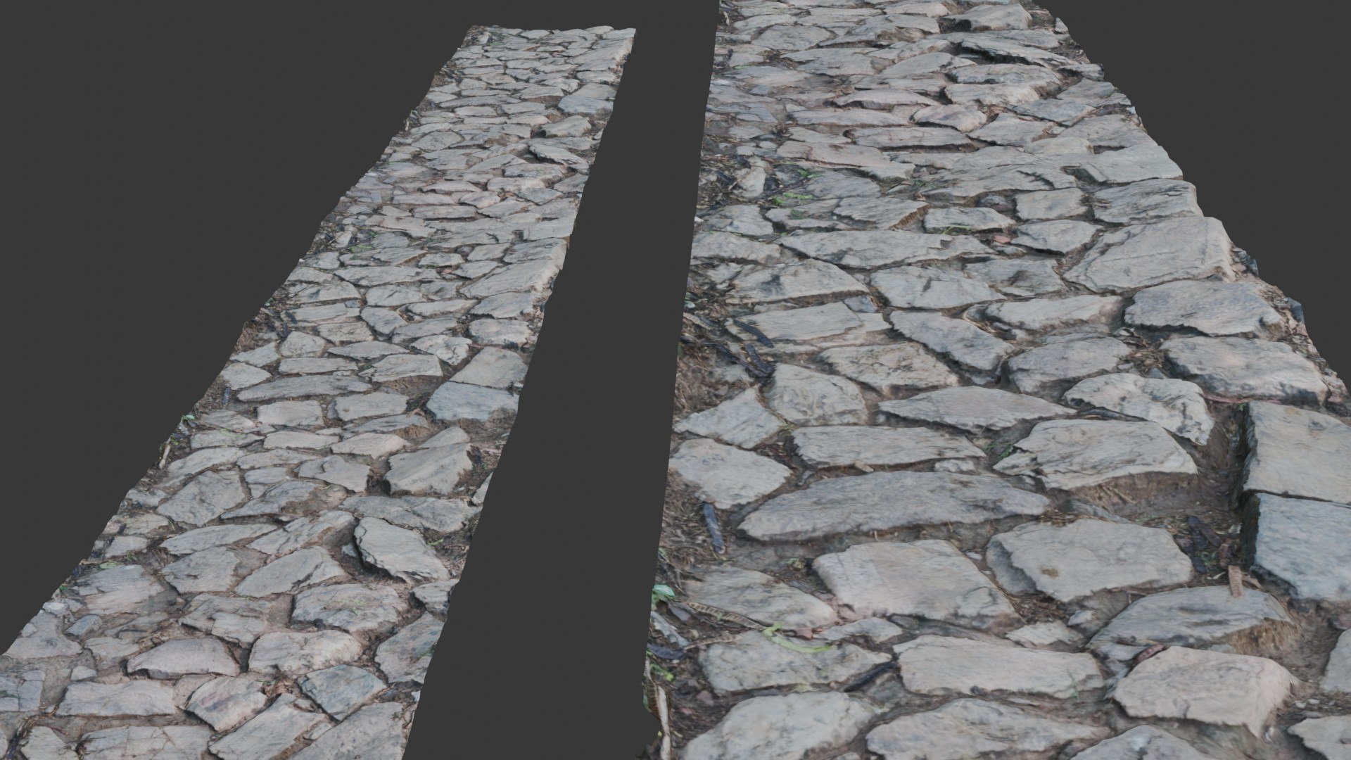 Old Stone Pathway Scan Model - TurboSquid 2395268
