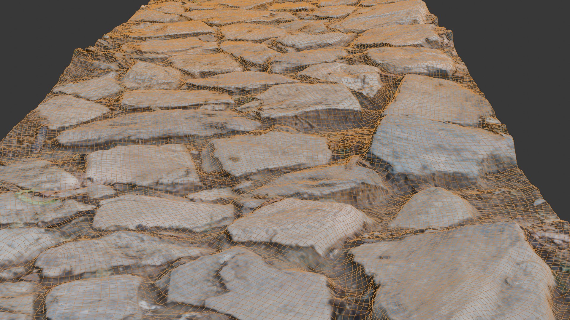 Old Stone Pathway Scan Model - TurboSquid 2395268