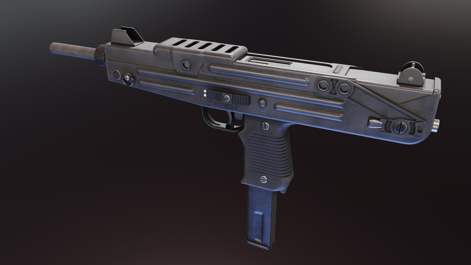 3D Star Z84 SMG Model - TurboSquid 2182072