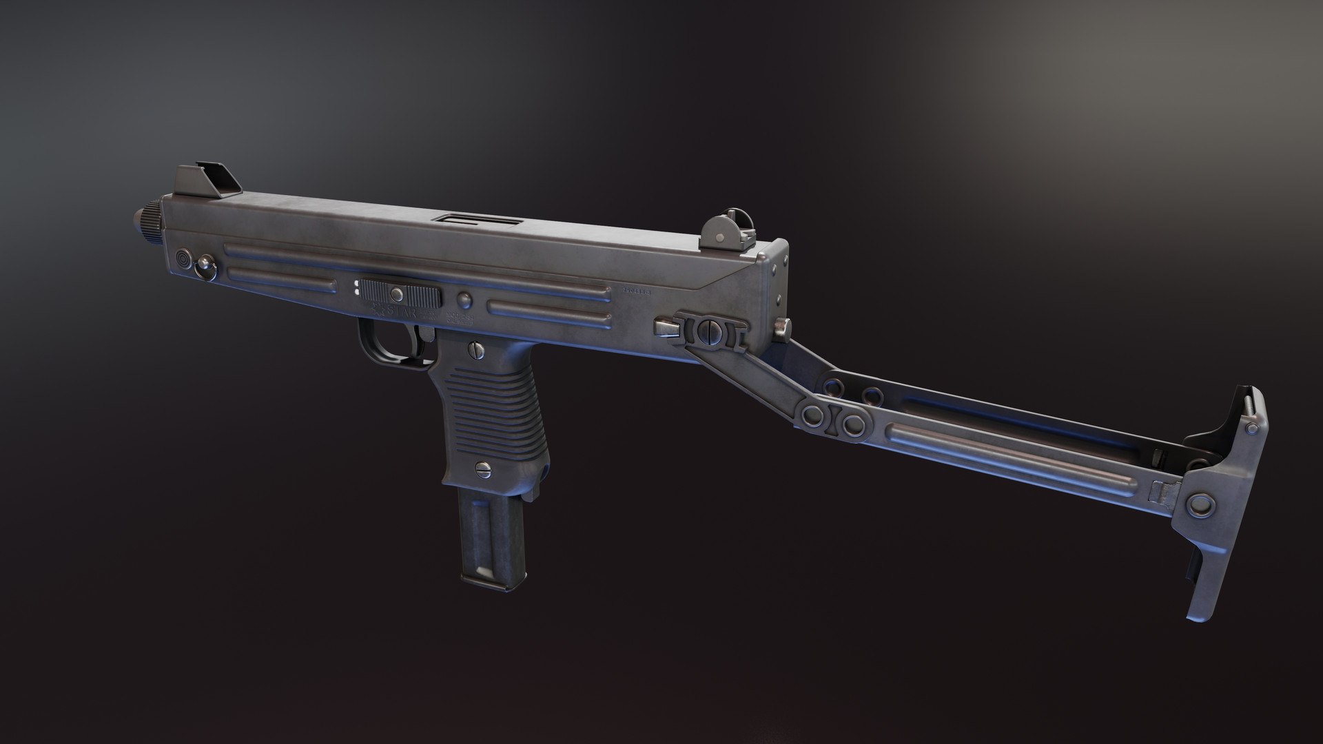 3D Star Z84 SMG Model - TurboSquid 2182072
