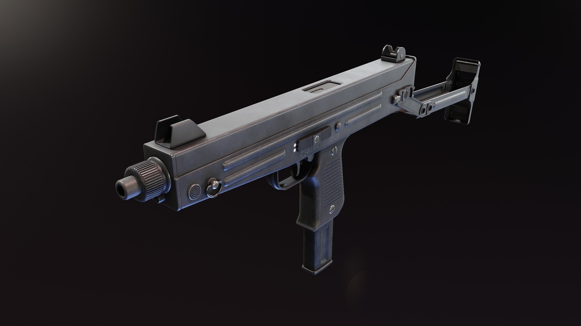3D Star Z84 SMG Model - TurboSquid 2182072