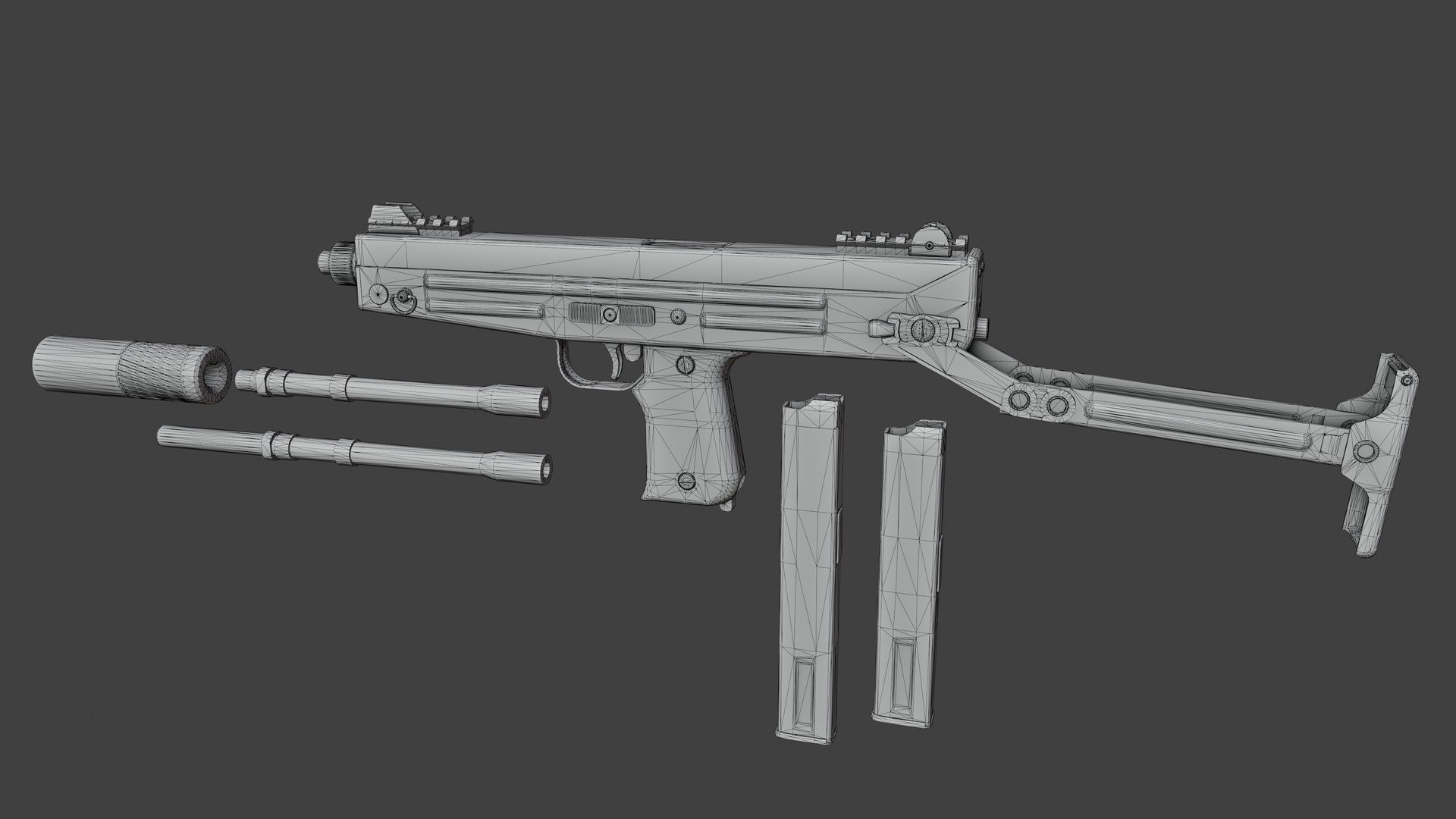 3D Star Z84 SMG Model - TurboSquid 2182072