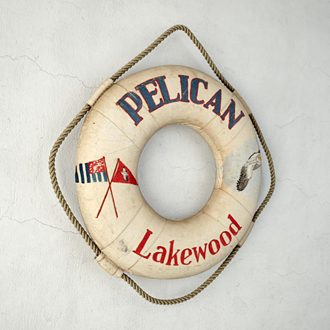 Vintage Life Preserver Model - TurboSquid 1204272