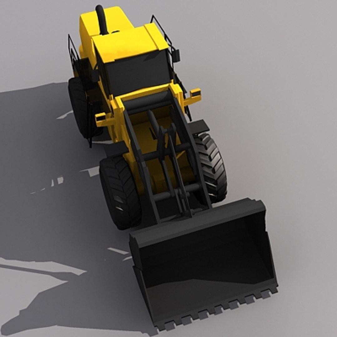 l350 wheel loader 3d model