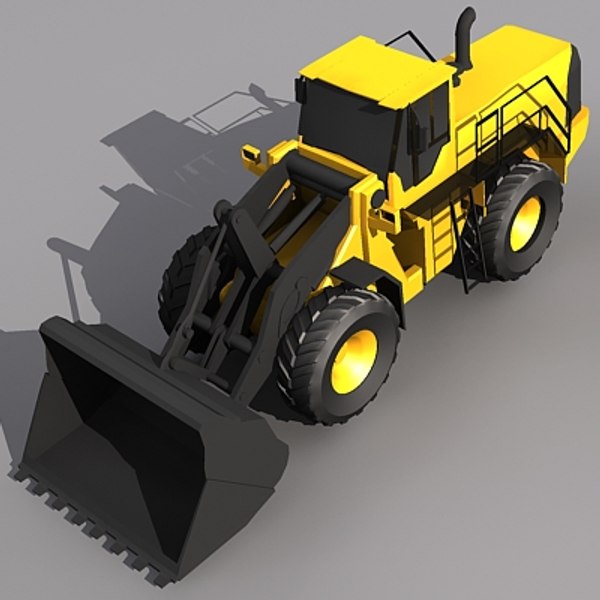 modelo 3d Low Poly L350-F Wheel Loader.MAX - TurboSquid 409810
