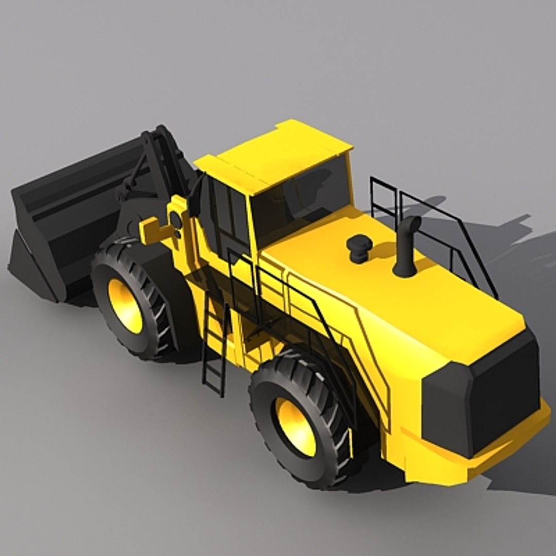 l350 wheel loader 3d model