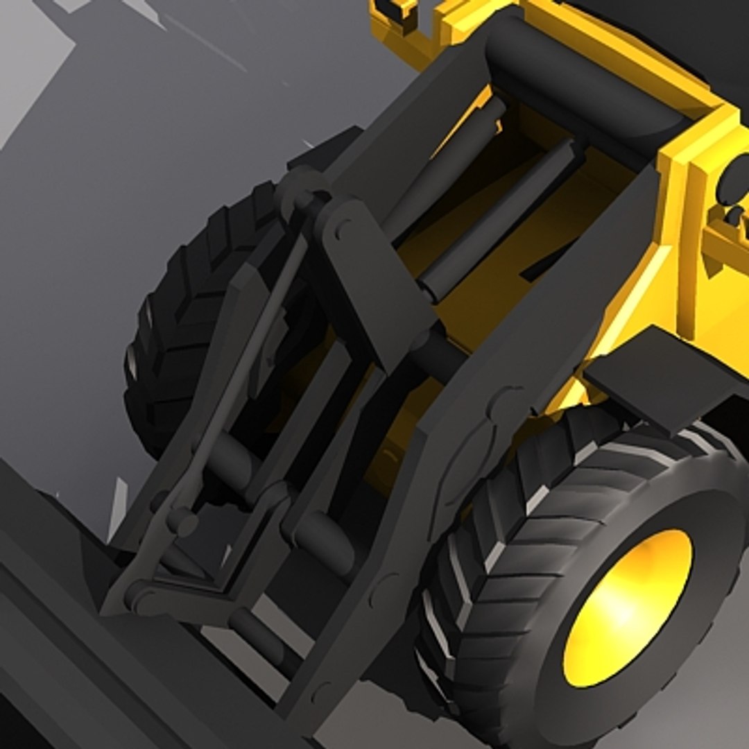 l350 wheel loader 3d model