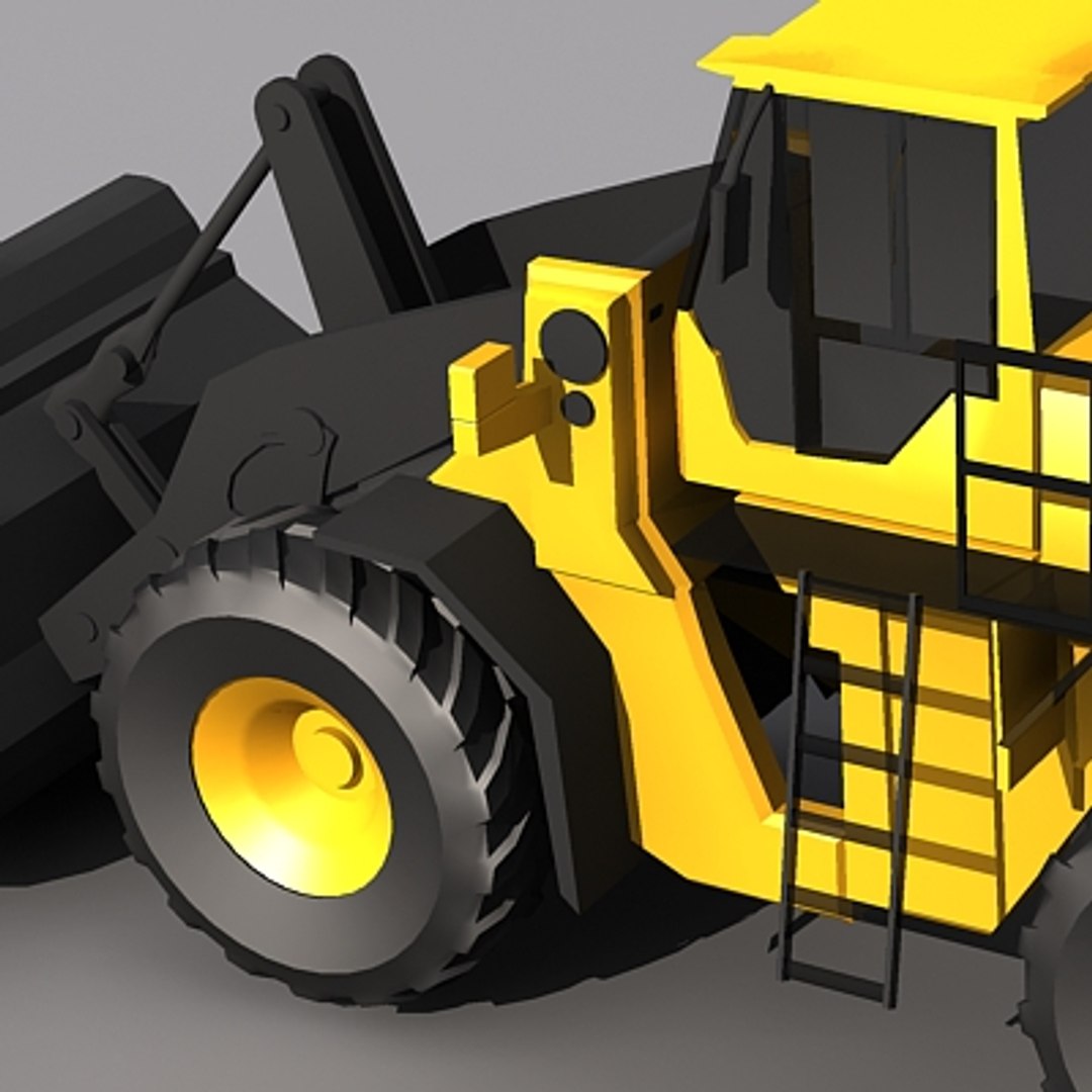 l350 wheel loader 3d model