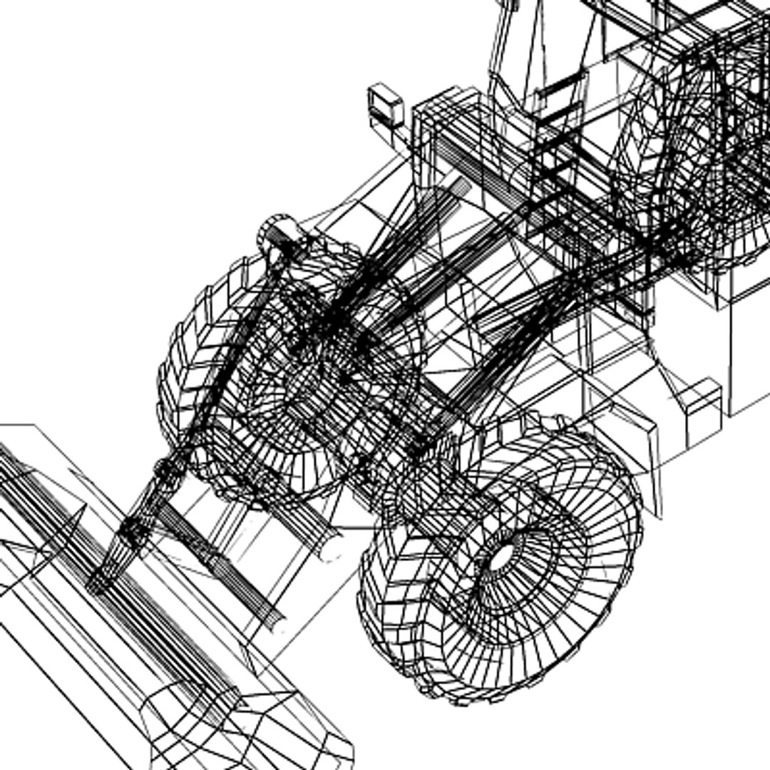 l350 wheel loader 3d model