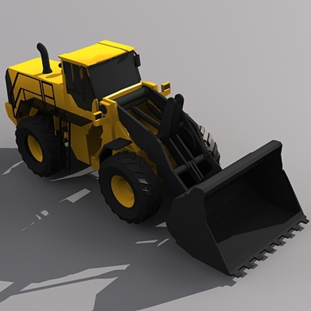 l350 wheel loader 3d model