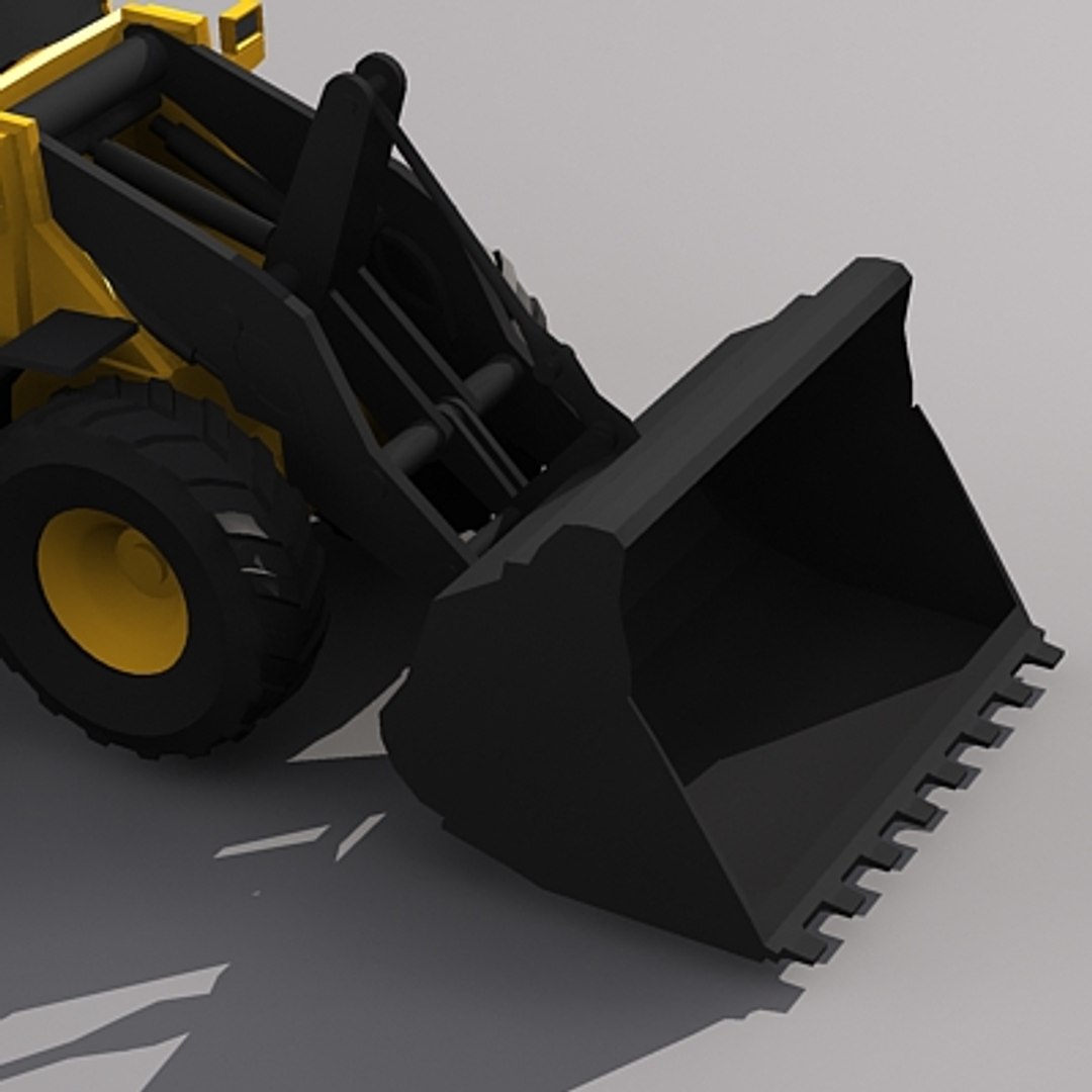 l350 wheel loader 3d model