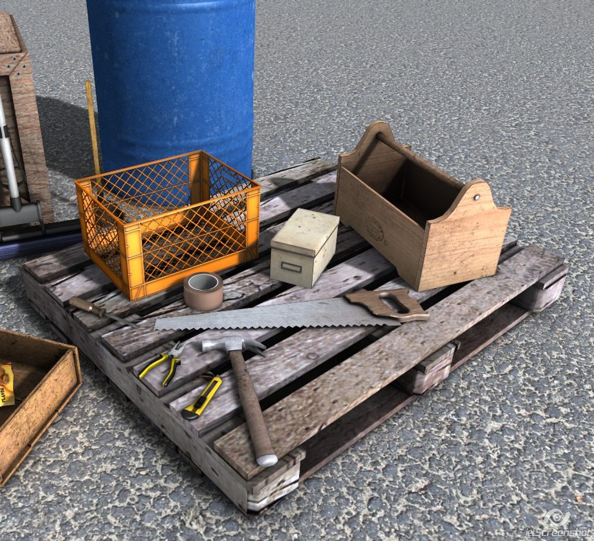 Pack Low-poly Props 3d X