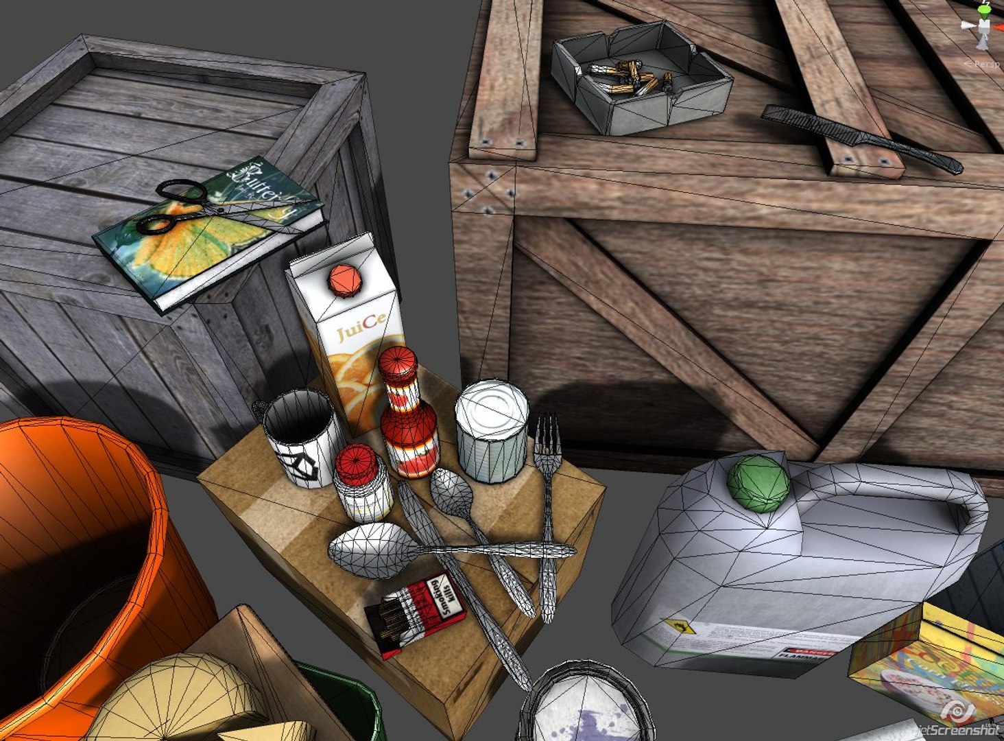 Pack Low-poly Props 3d X