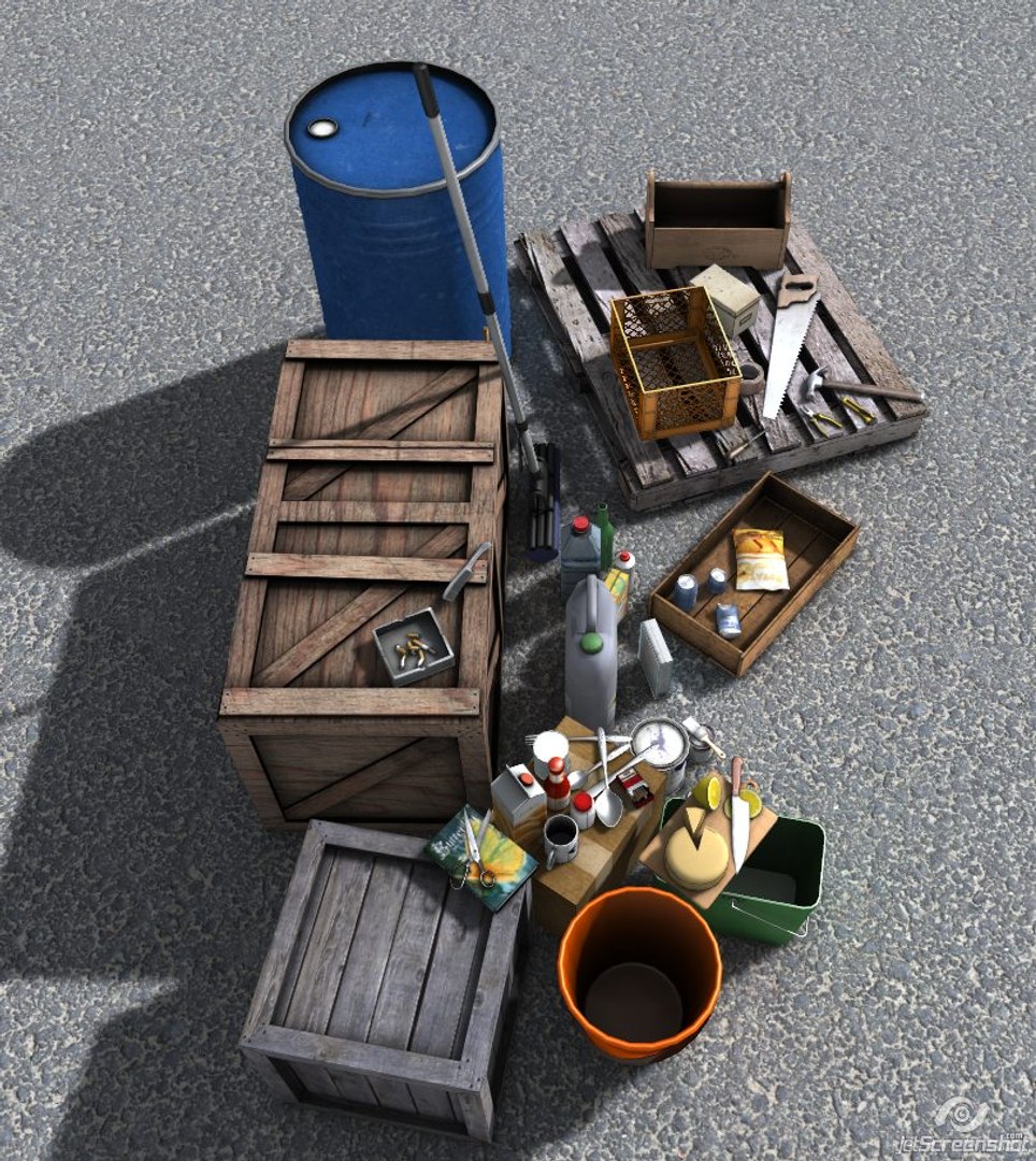 Pack Low-poly Props 3d X