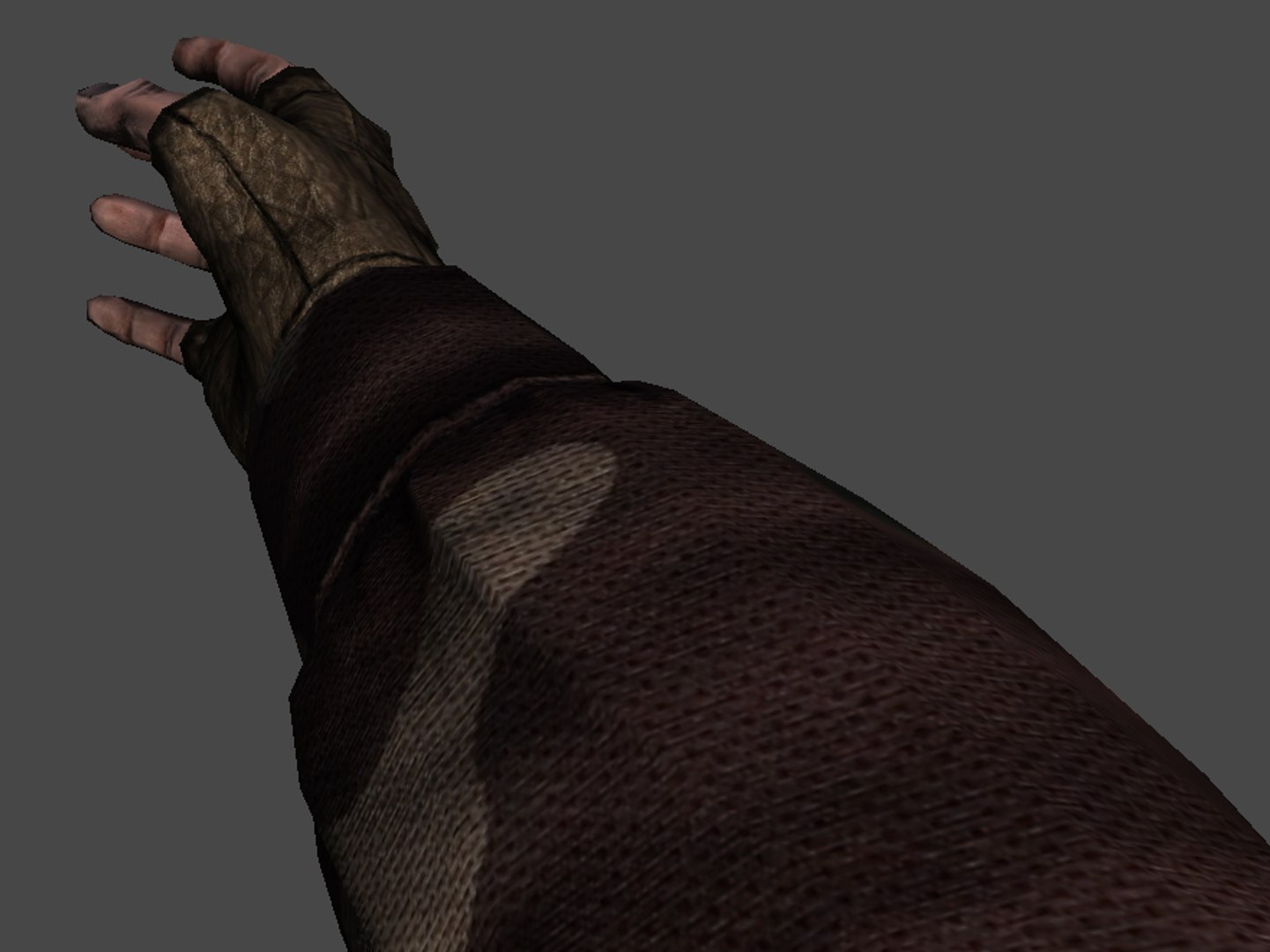 3d hand person shooter model
