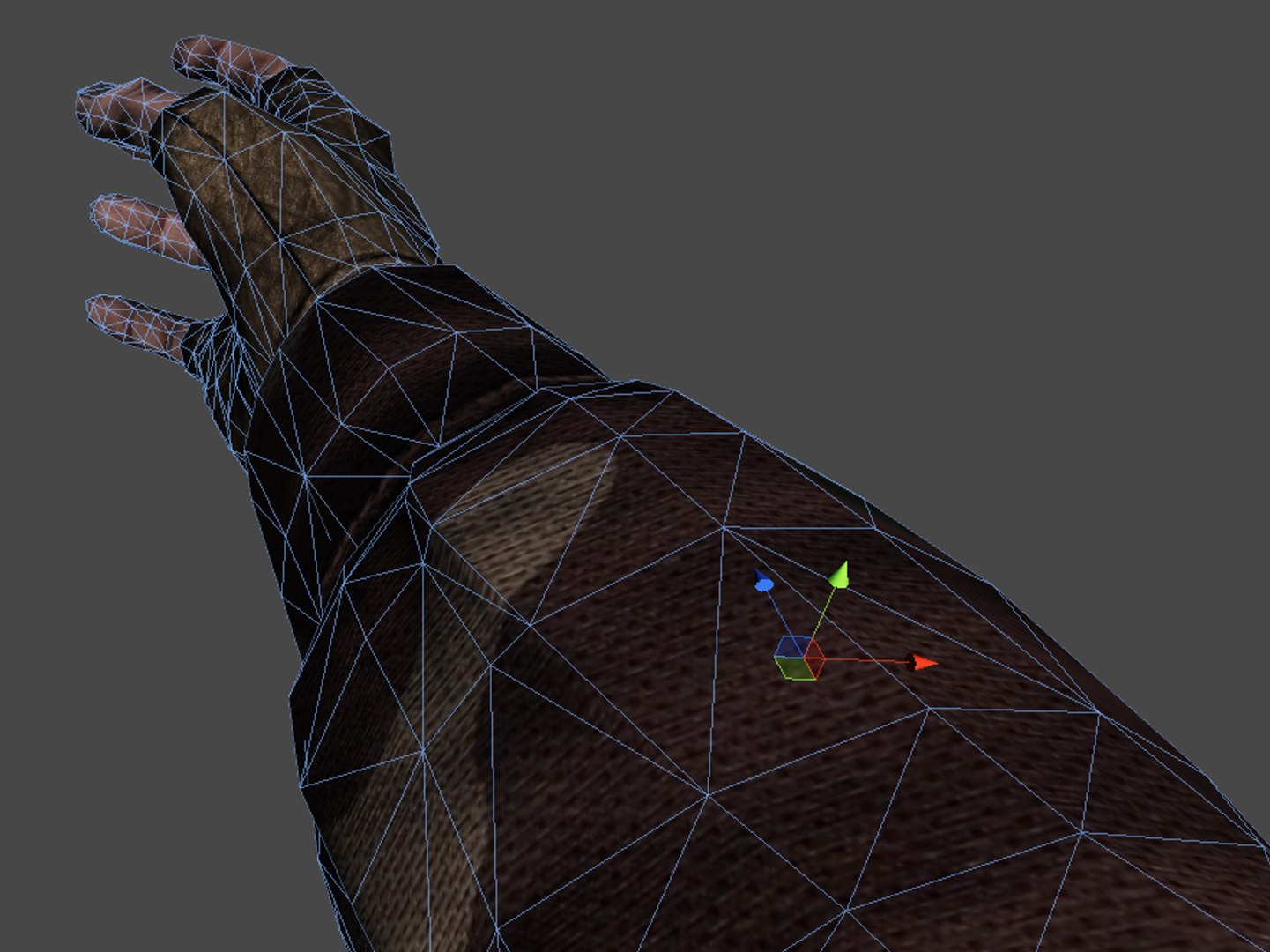 3d hand person shooter model