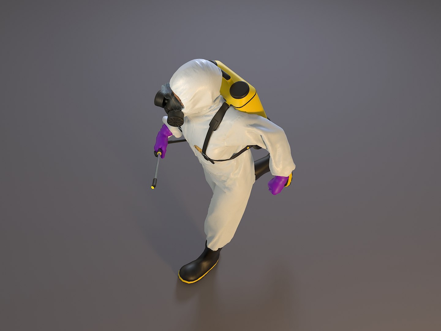 Female biohazard suit acc model - TurboSquid 1527973