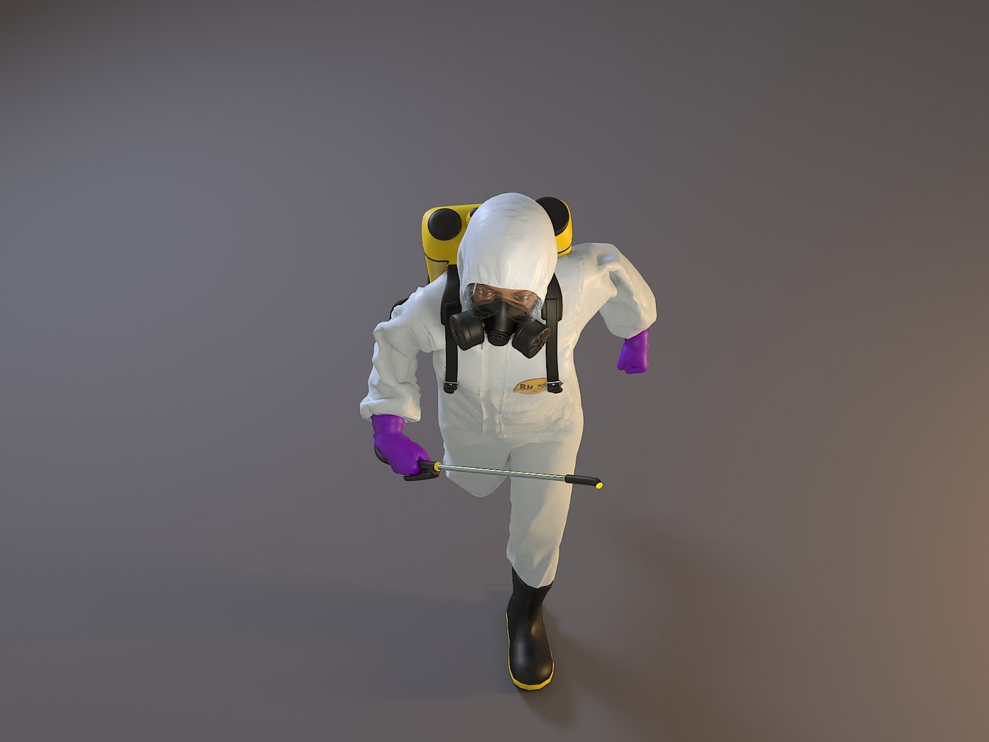 Female biohazard suit acc model - TurboSquid 1527973