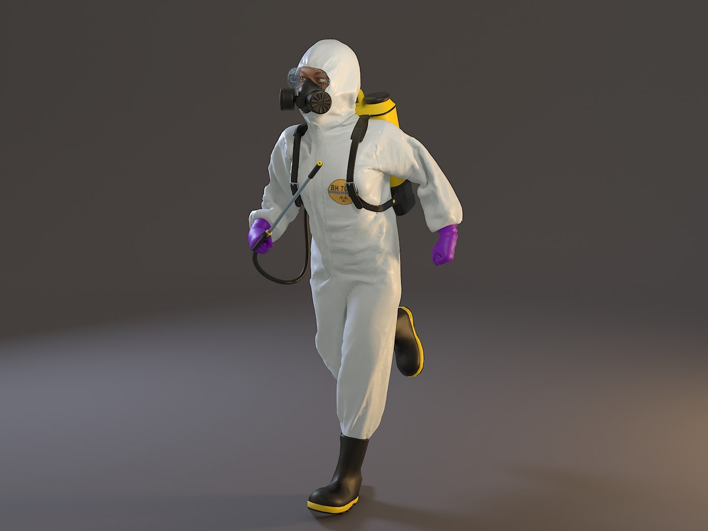 Female biohazard suit acc model - TurboSquid 1527973