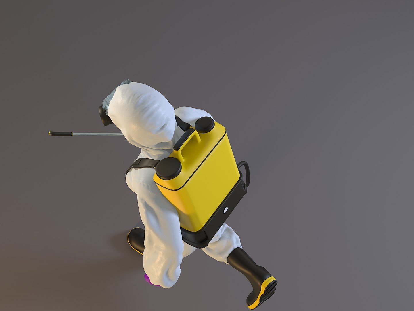Female biohazard suit acc model - TurboSquid 1527973