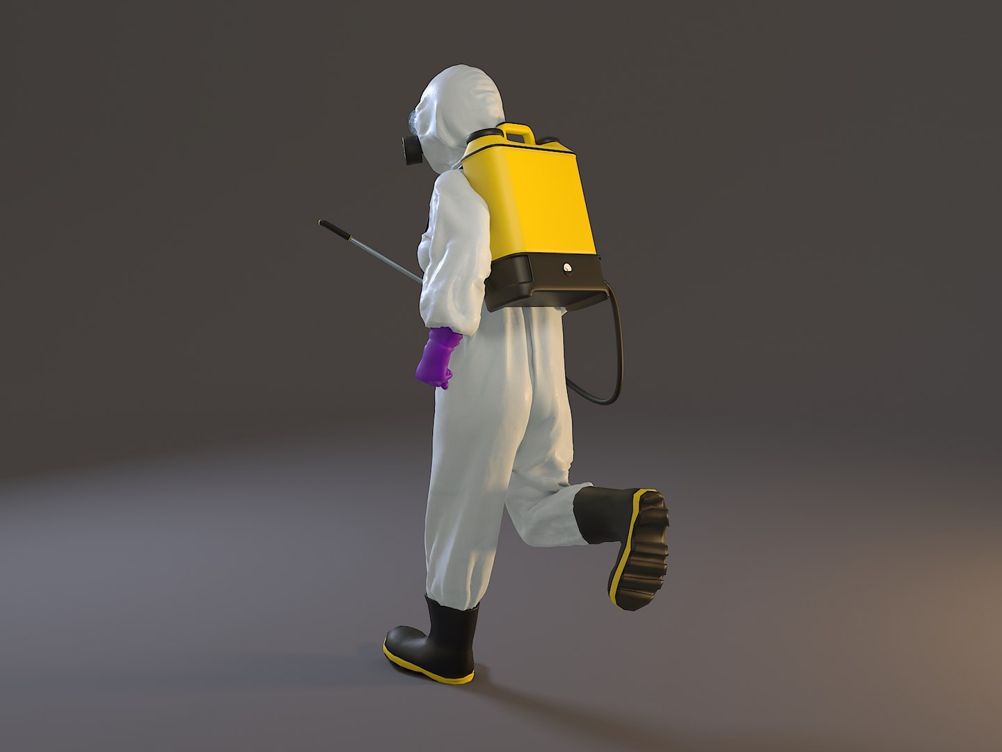 Female biohazard suit acc model - TurboSquid 1527973