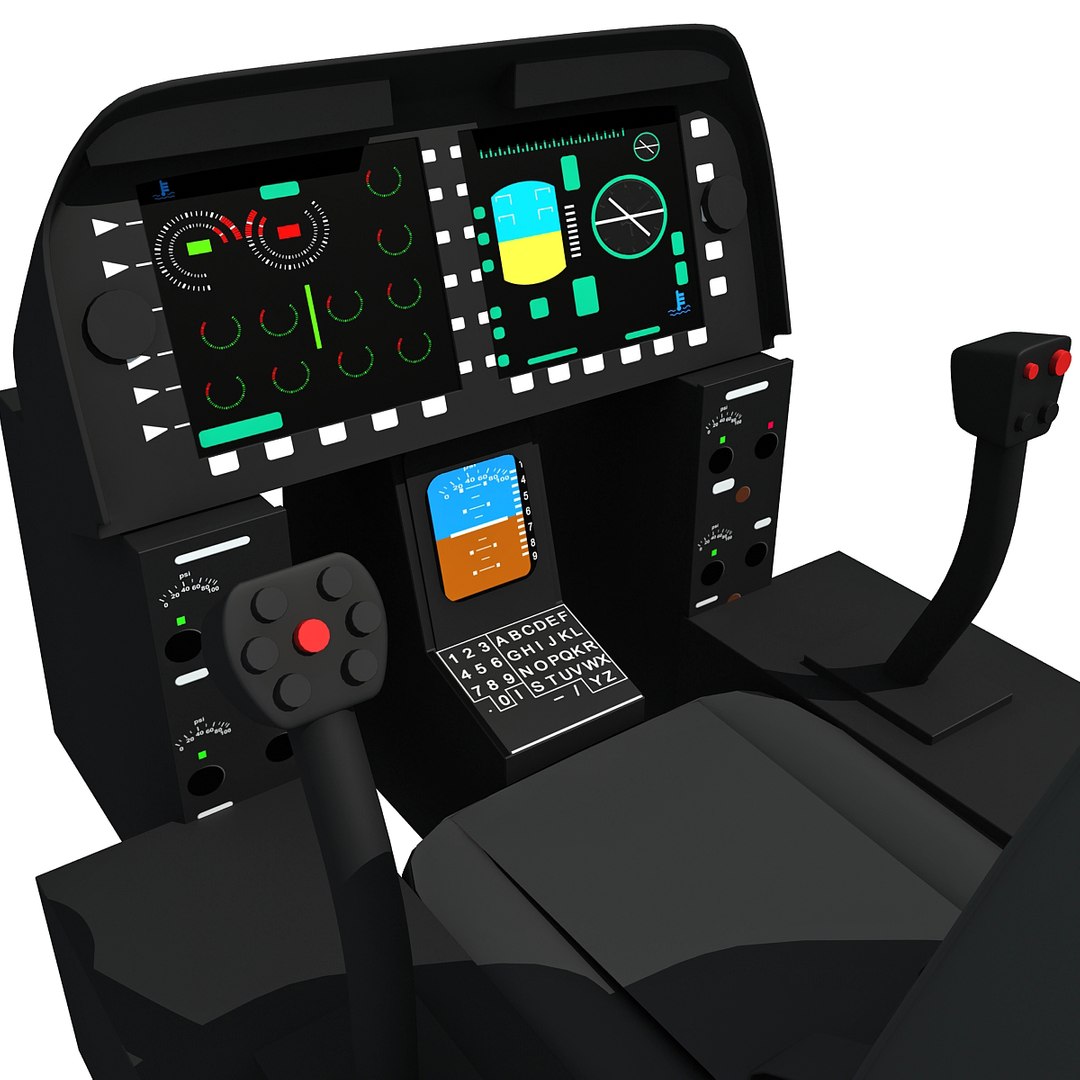 3d Helicopter Cockpit