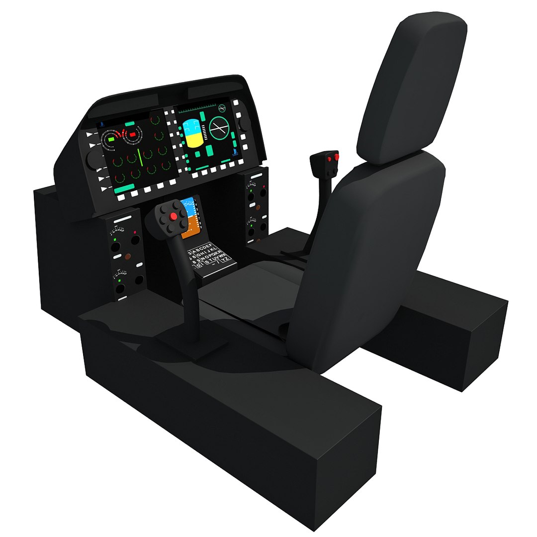 3d Helicopter Cockpit