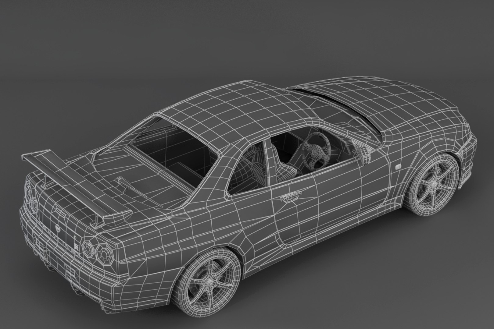 3d Model Nissan Skyline R34