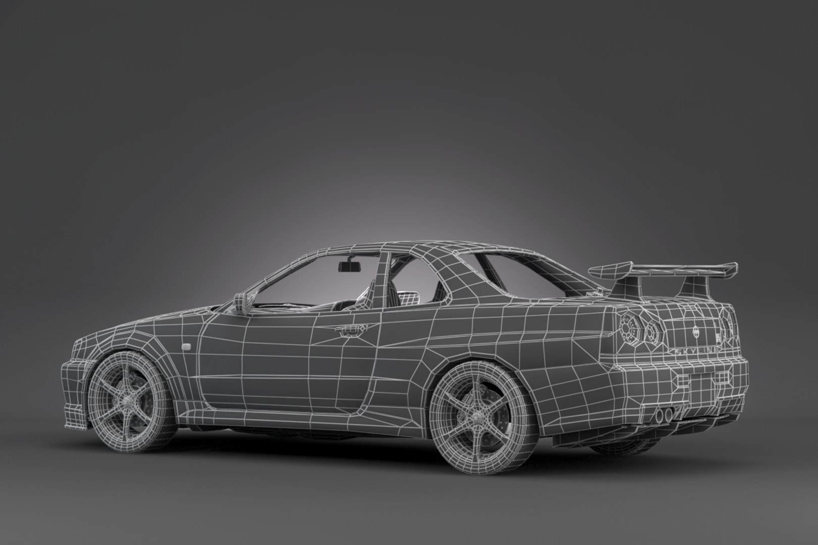 3d Model Nissan Skyline R34