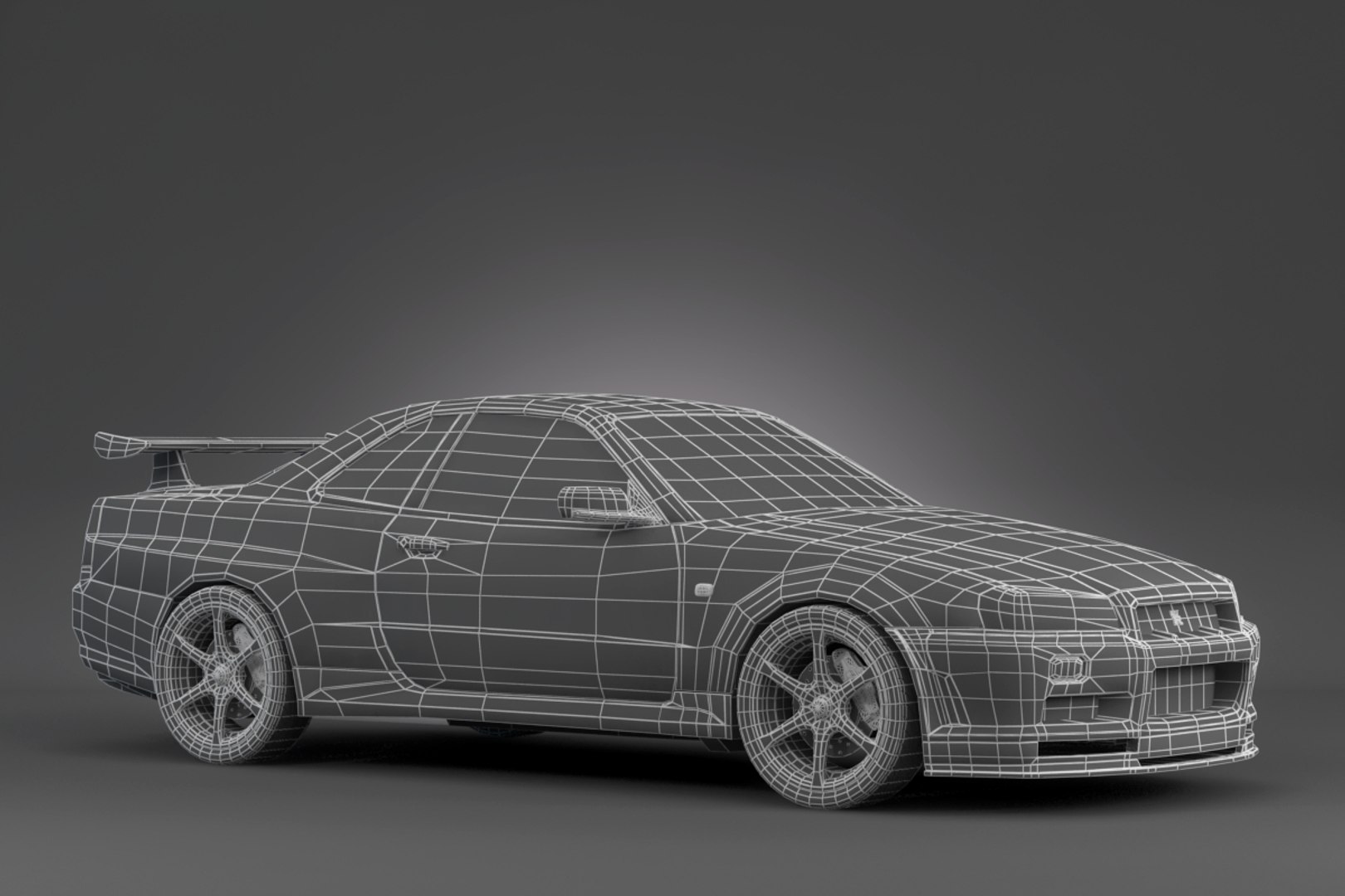 3d Model Nissan Skyline R34