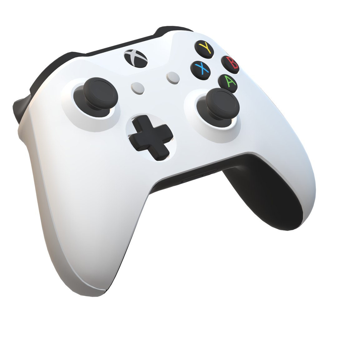 3D Xbox Wireless Controller - White - TurboSquid 2366253