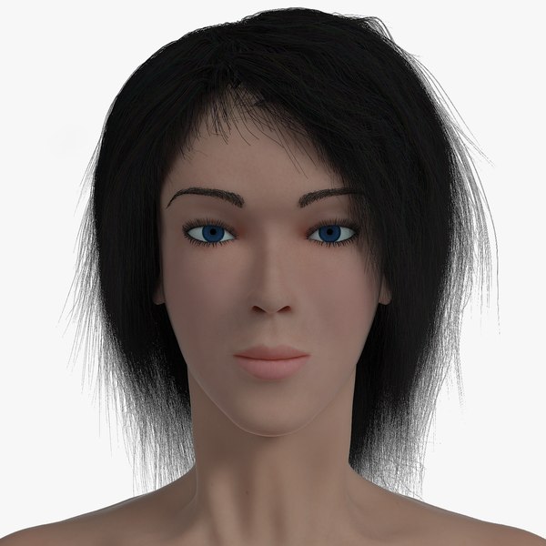 3d model female character