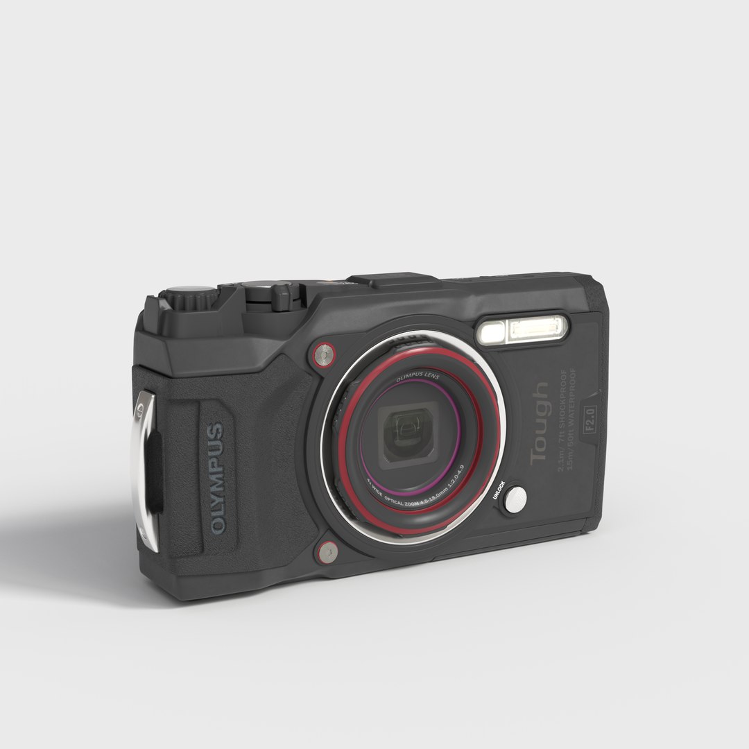 3D OLYMPUS DIGITAL CAMERA Model - TurboSquid 2298541