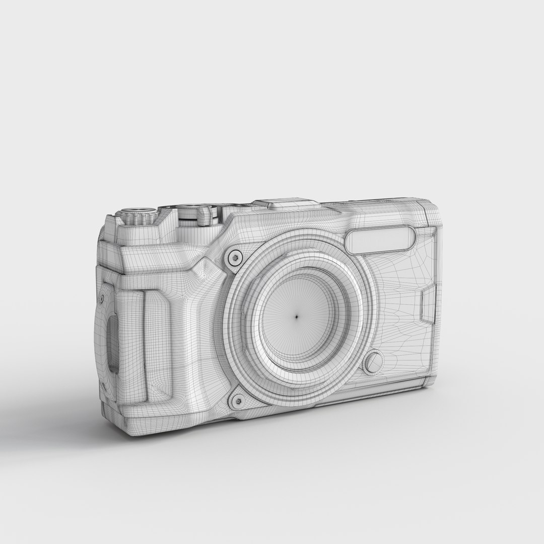 3D OLYMPUS DIGITAL CAMERA Model - TurboSquid 2298541