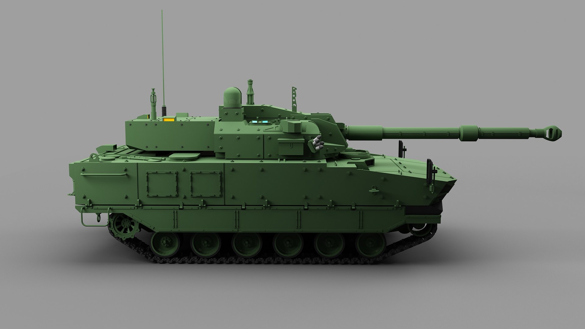 3D Model Kaplan MT Harimau Medium Tank - TurboSquid 2342505
