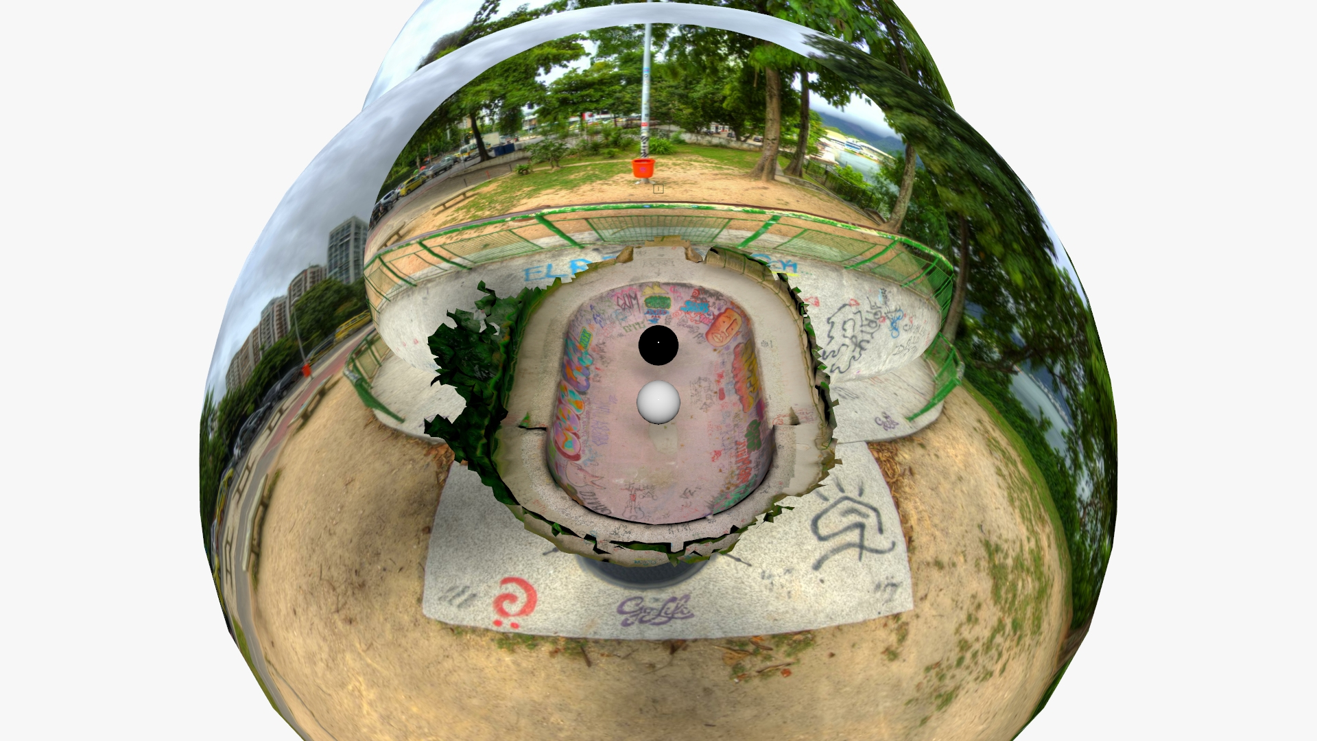 3D Skate Pool 02 Scan With Graffiti - Rio De Janeiro - TurboSquid 1719963