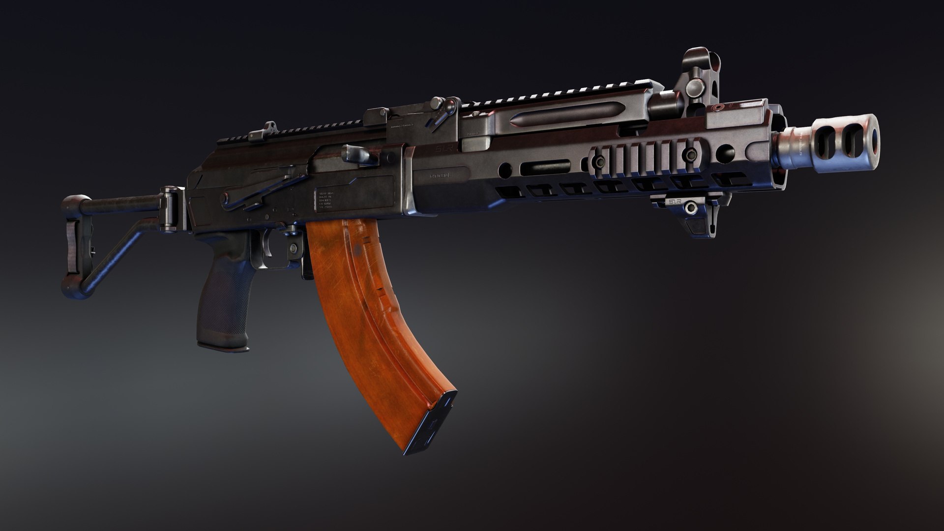 Custom AK MB47 Rifle Model - TurboSquid 1960332