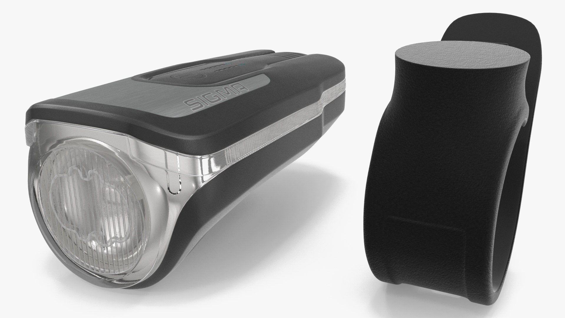 3D Sigma Aura 80 Bicycle Front Light Model - TurboSquid 2139397