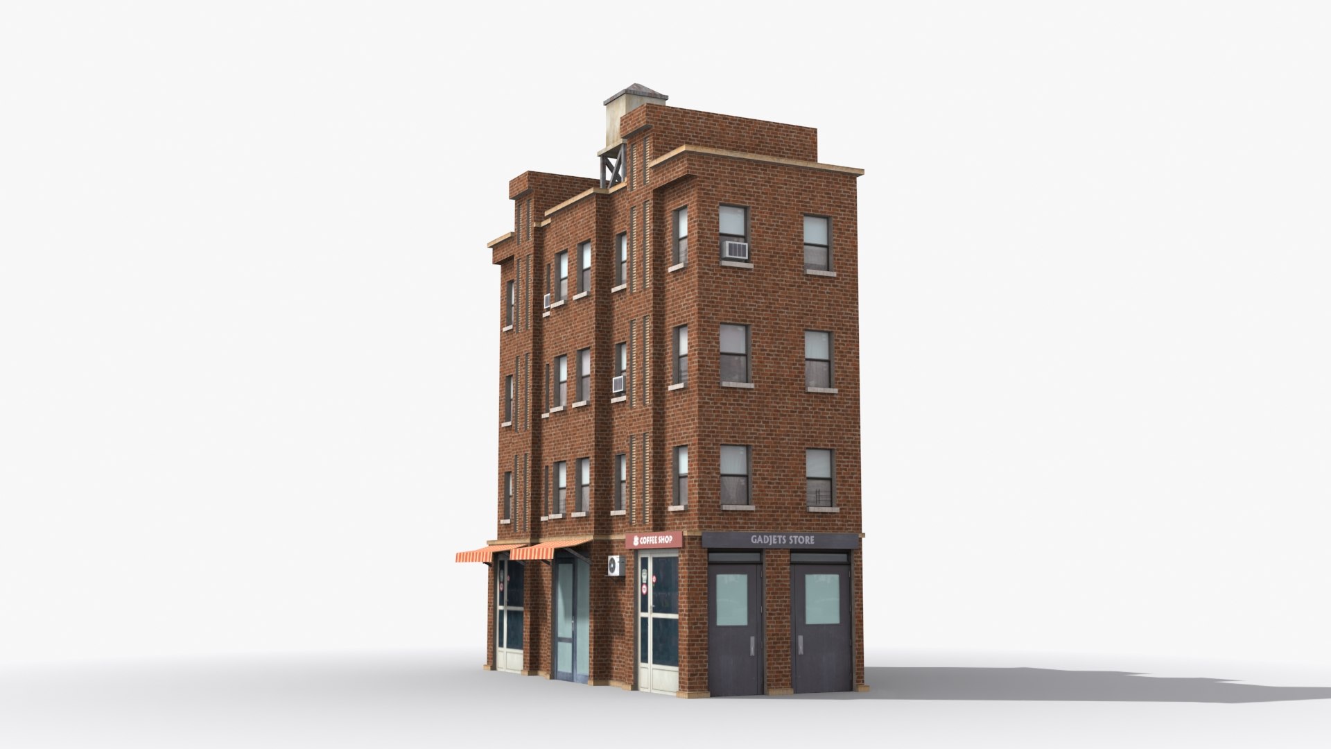 3D Apartment Building x24 - TurboSquid 1814547
