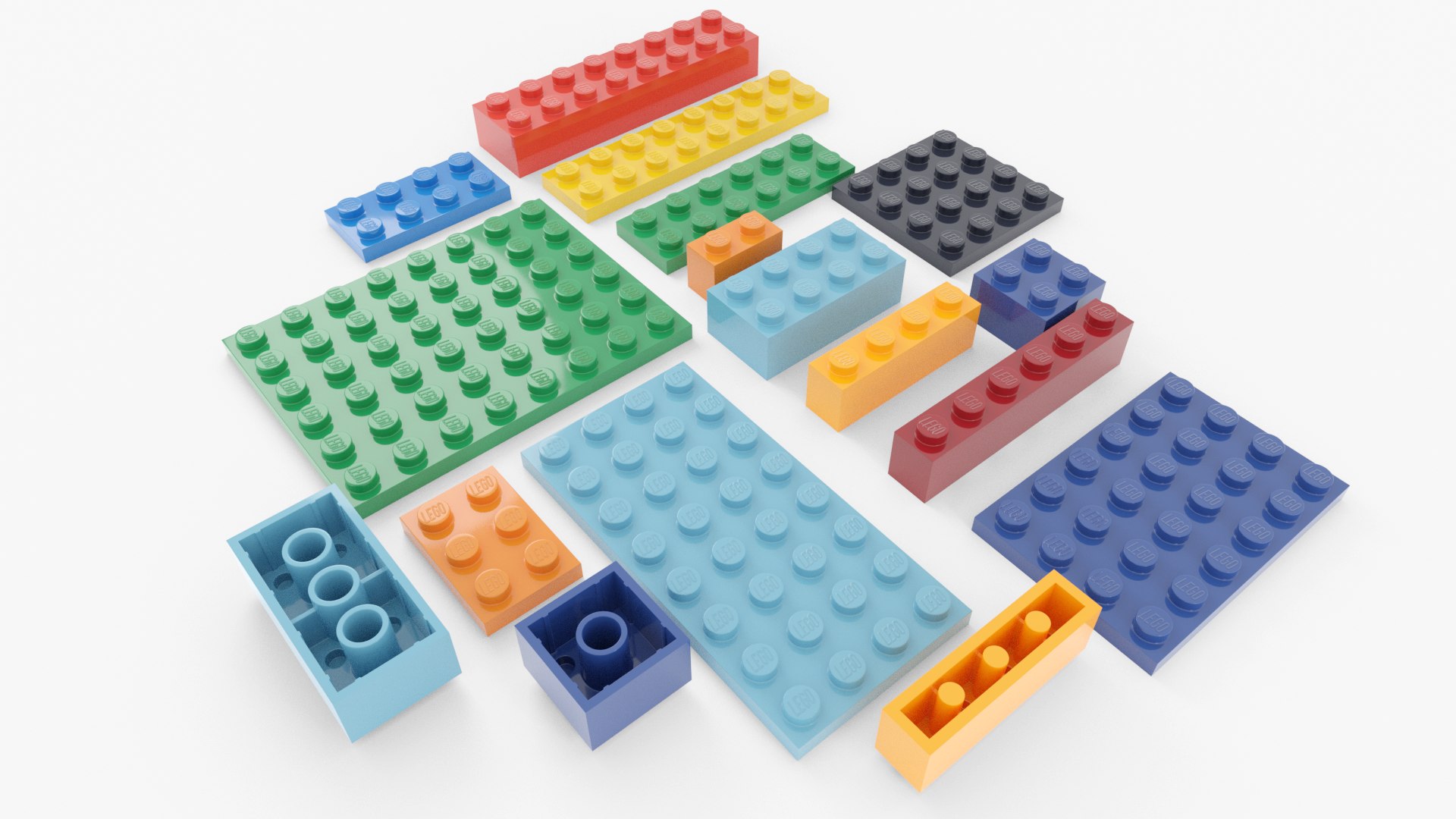 3D model lego bricks set - TurboSquid 1690057