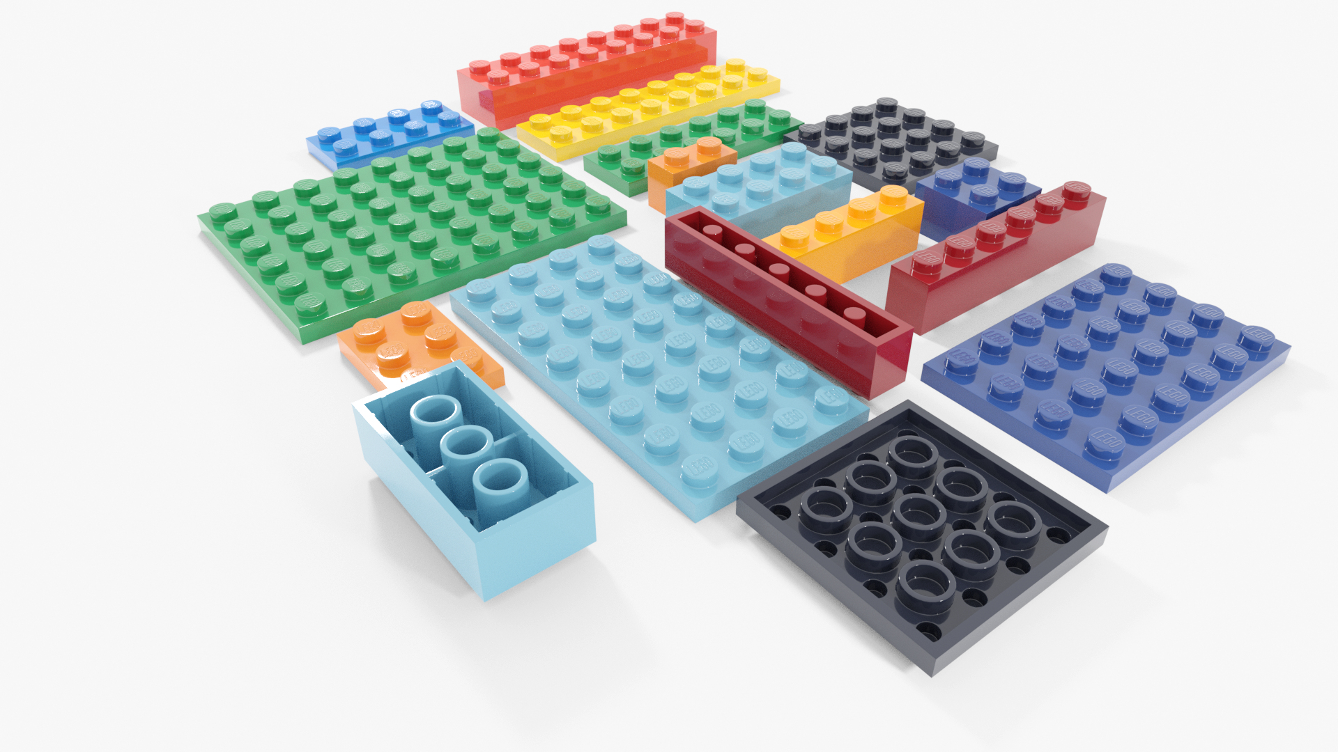 3D model lego bricks set - TurboSquid 1690057