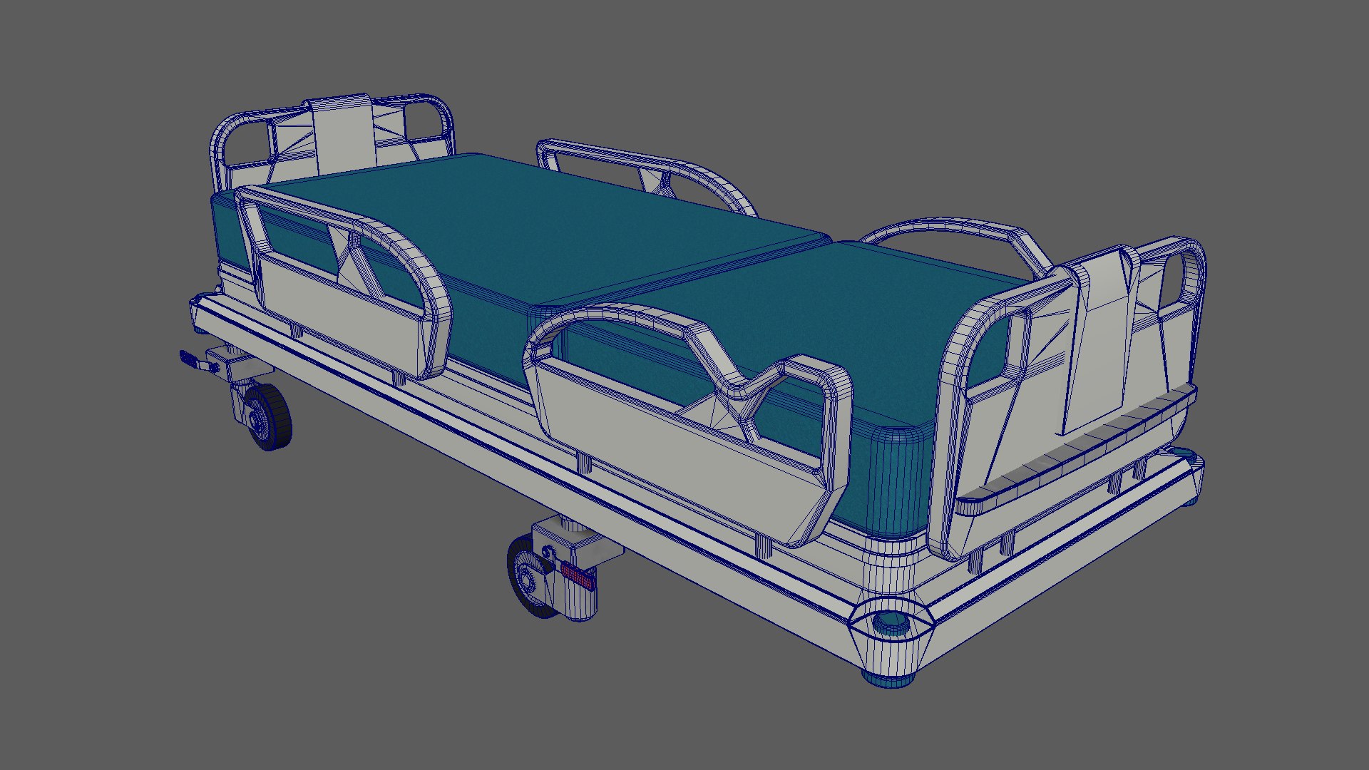 ICU Bed 3D - TurboSquid 1809568