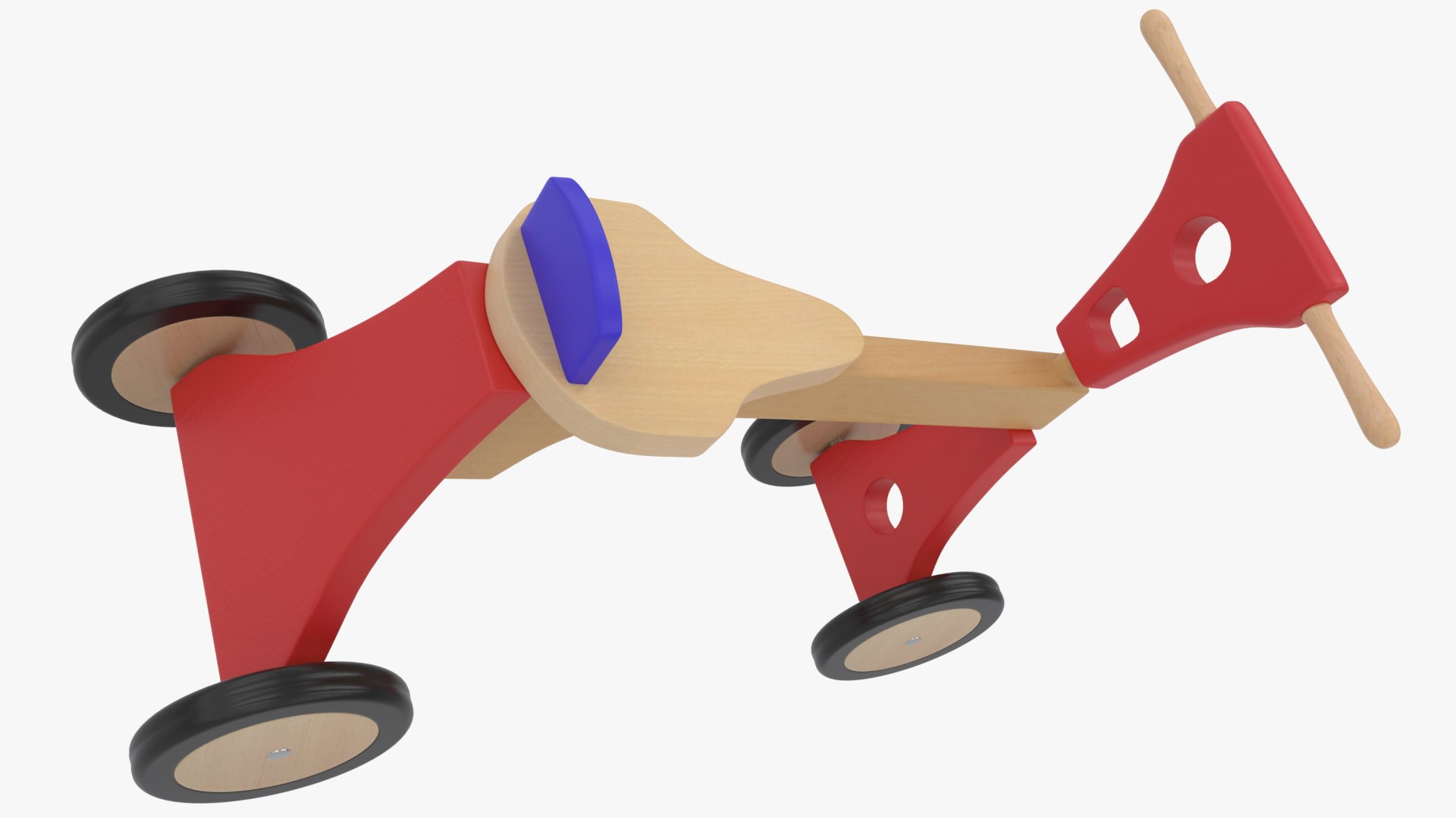 Wooden Push Bike 3D Model - TurboSquid 1815171