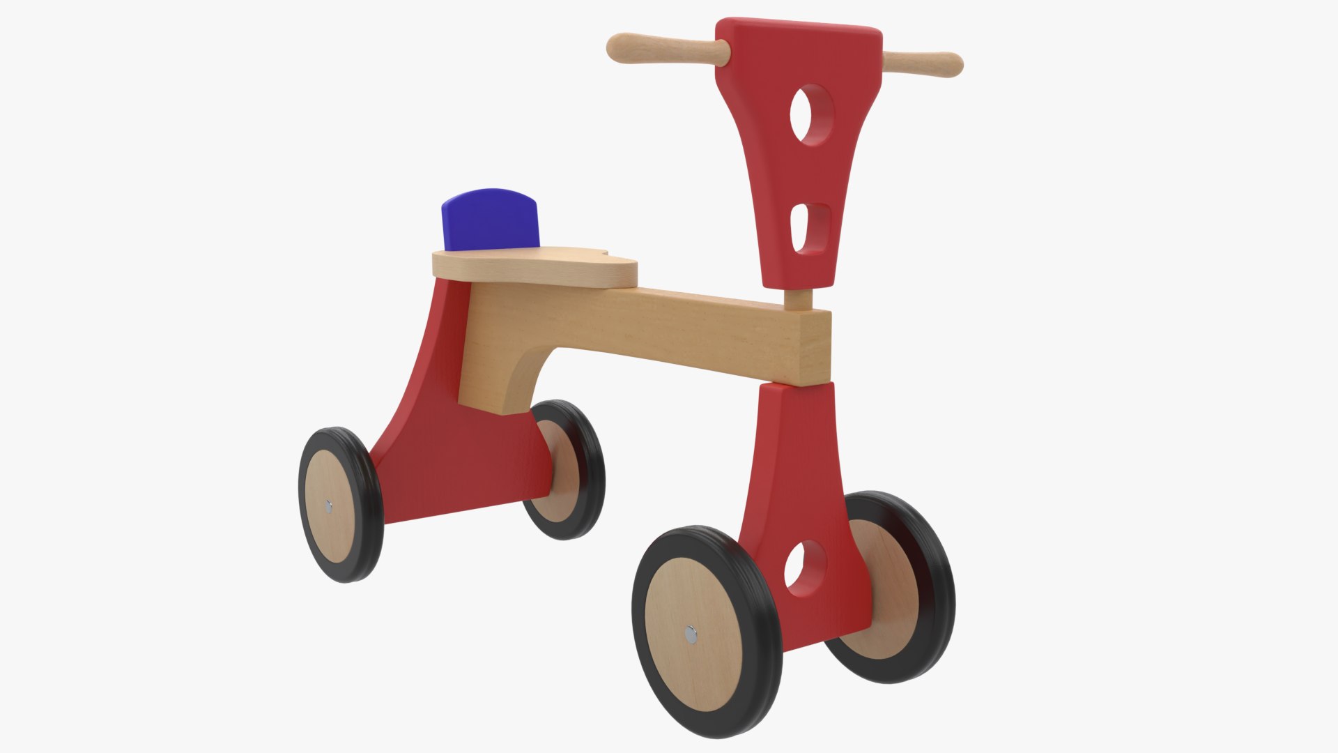Wooden Push Bike 3D Model - TurboSquid 1815171