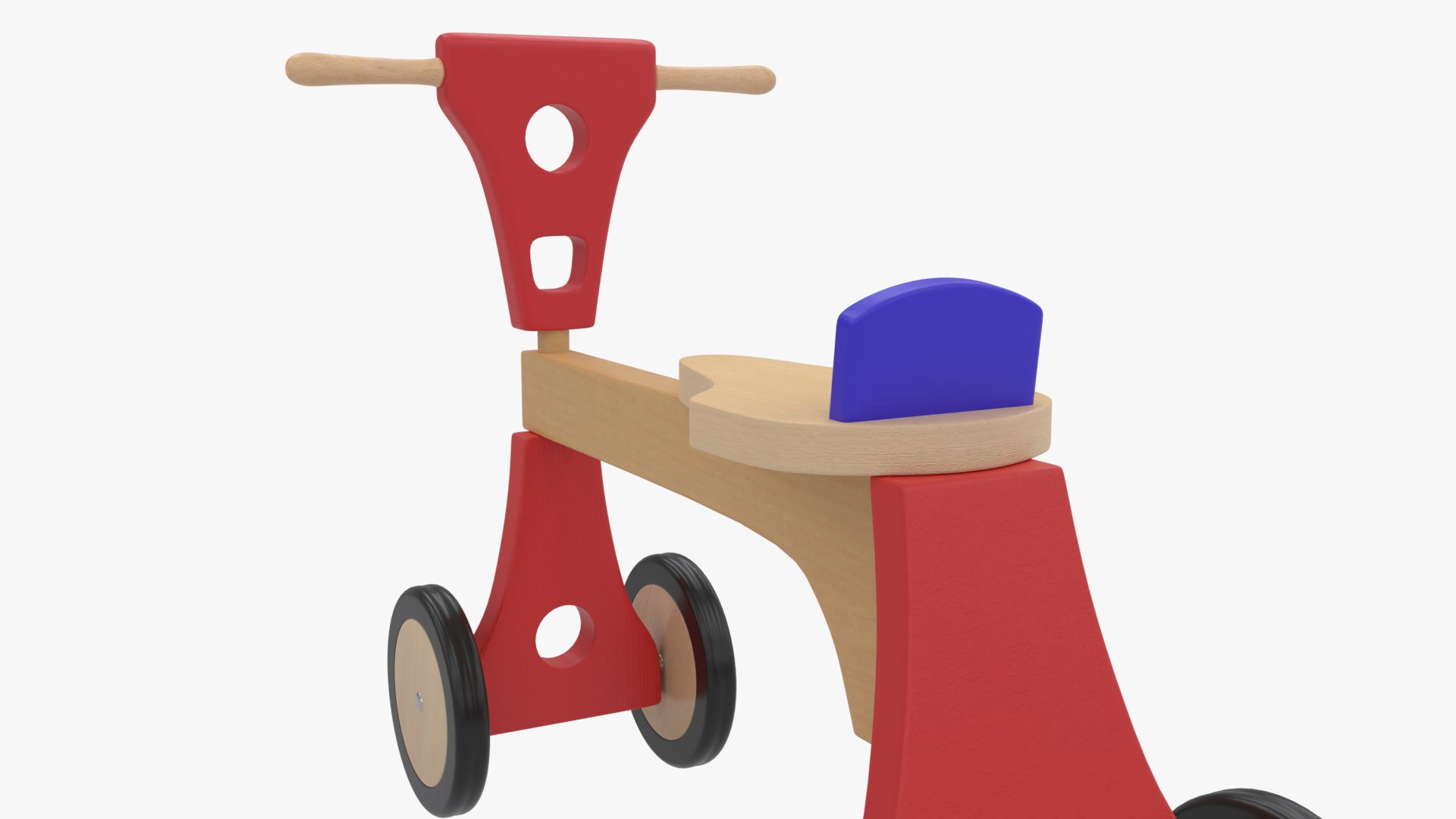 Wooden Push Bike 3D Model - TurboSquid 1815171